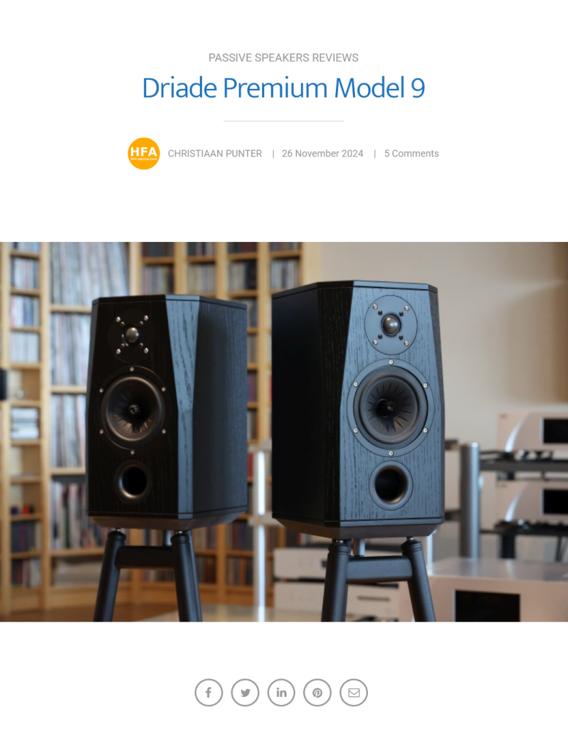 Driade Systems | Driade Loudspeakers - Driade Loudspeakers